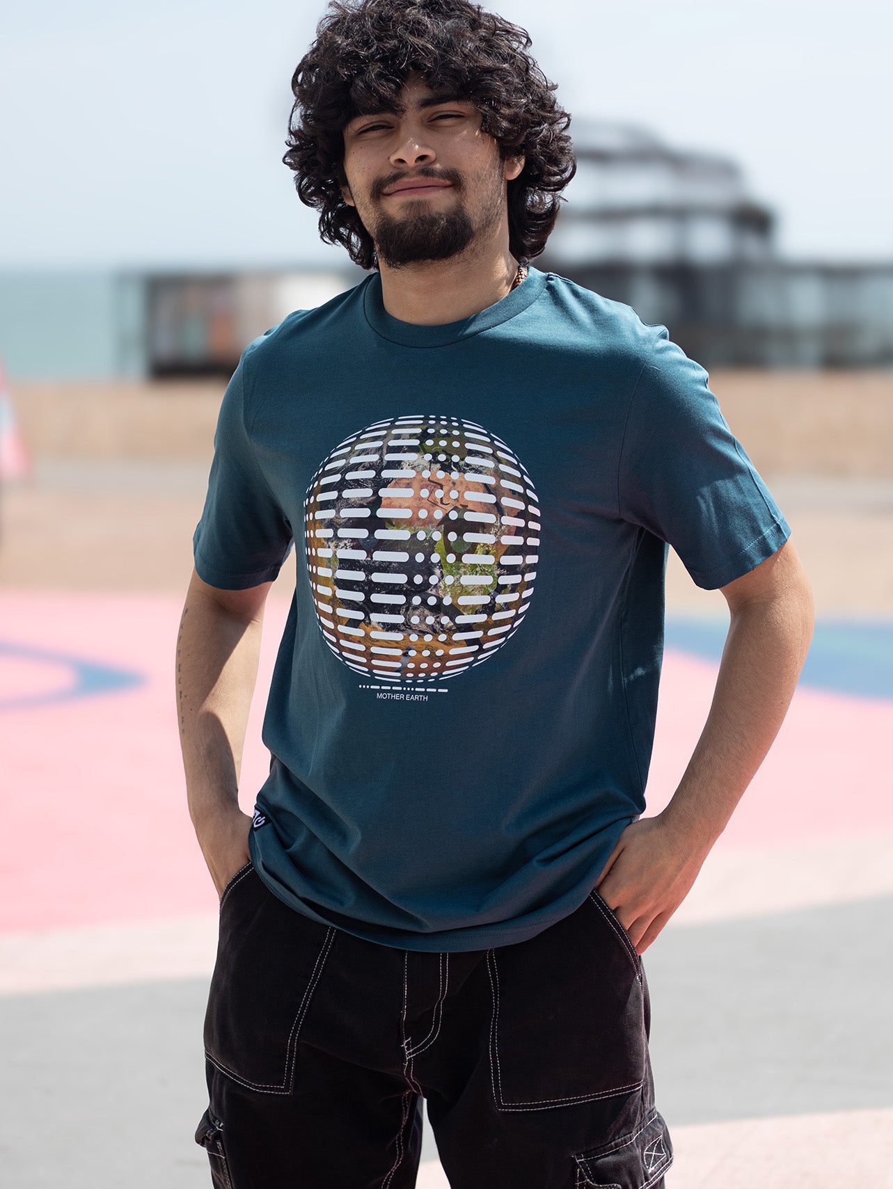Artist Anon Brighton Artist Anon Brighton SOS Mother Earth Tshirt