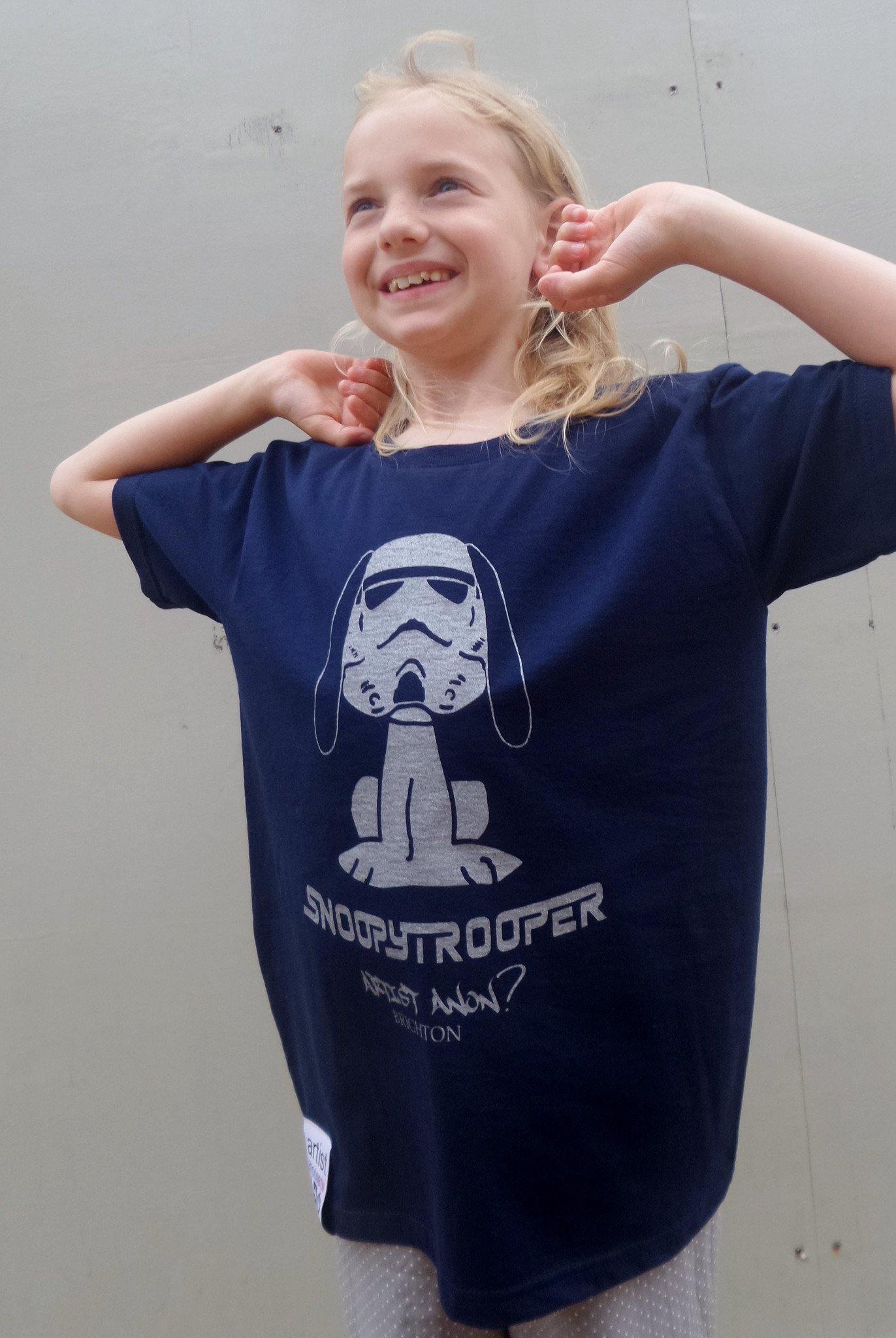 Artist Anon Brighton Kid's Snoopytrooper t-shirt
